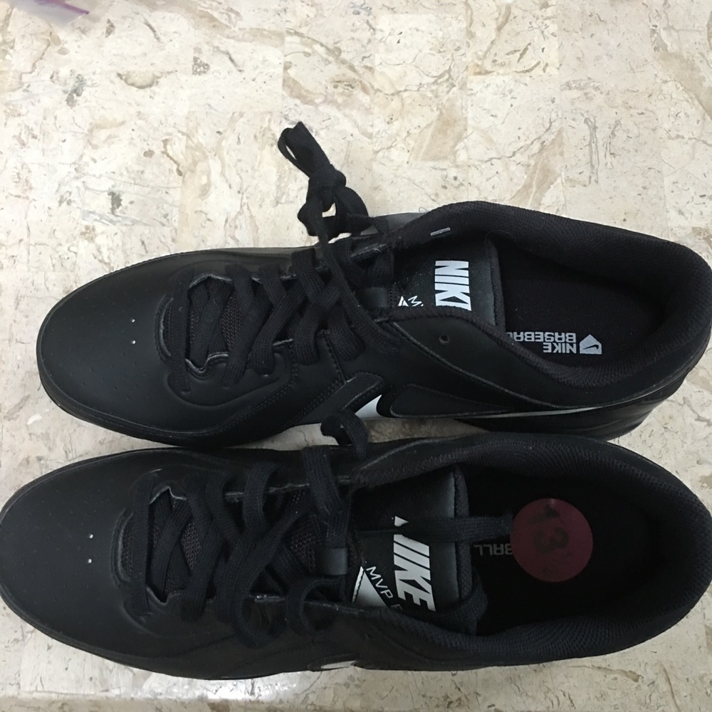 Nike Mvp Pro Baseball Cleats Spikes Black/White New S… - Gem